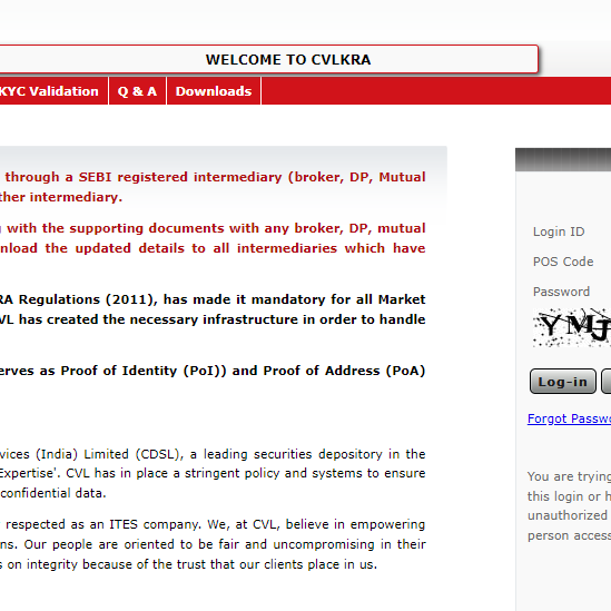 What is the process to check the Status and Verify KYC details Registered with KYC Registration ...